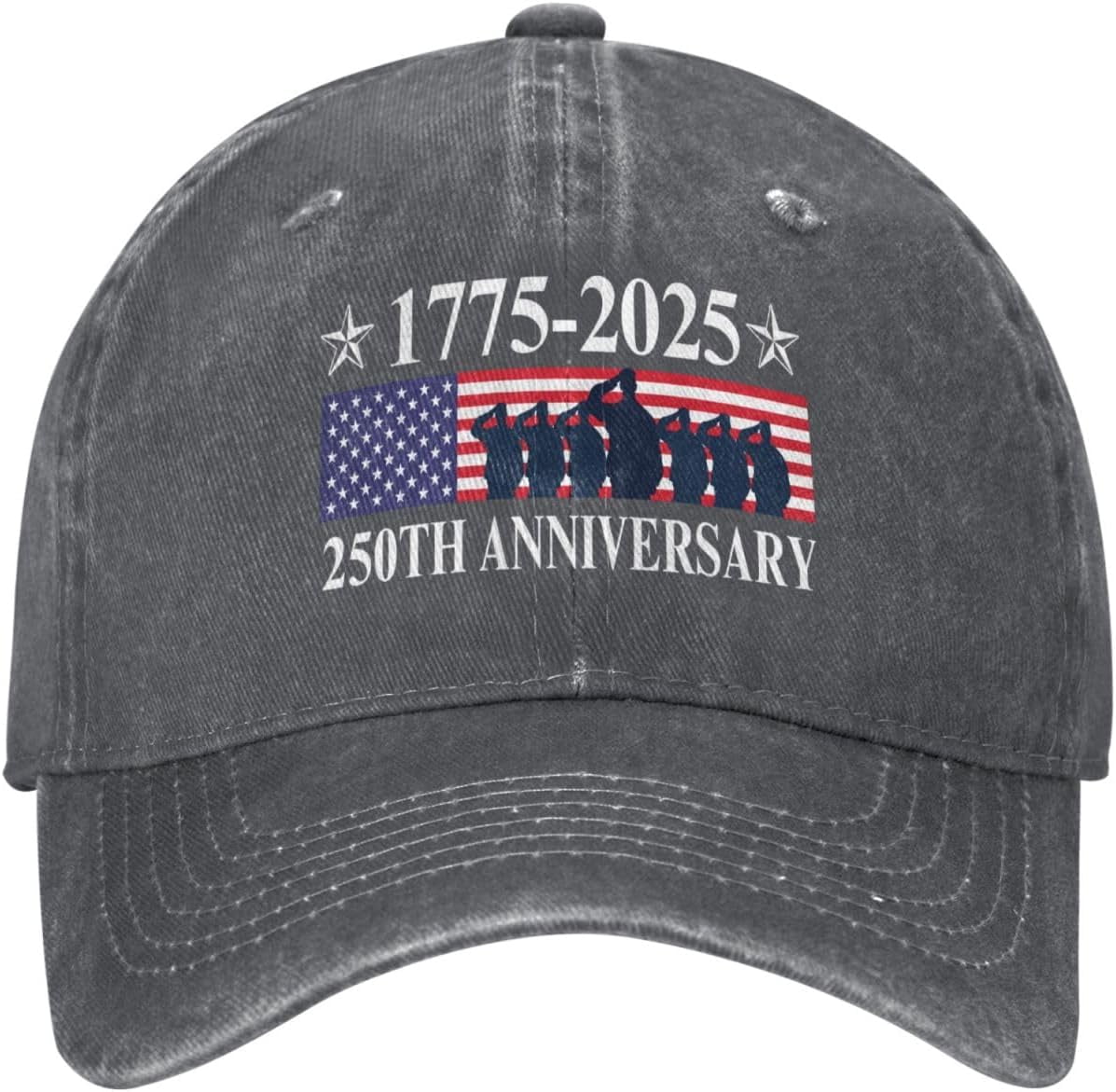250th Anniversary Tribute Cap – 1775 to 2025 Denim Hat Honoring 250 Years of Veterans’ Service ...
