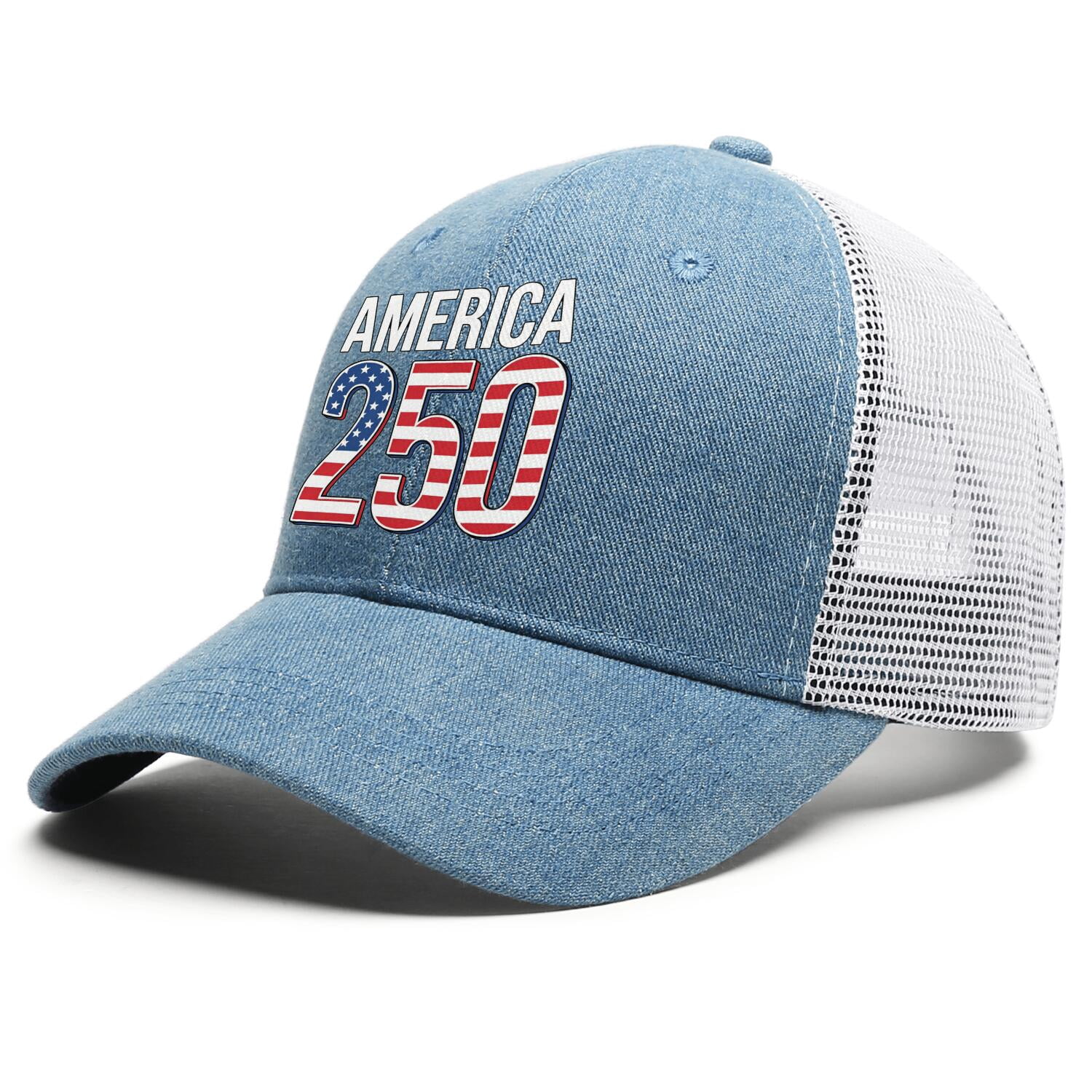 250th Anniversary USA Baseball Cap Cotton Game Peripheral Baseball Hat ...