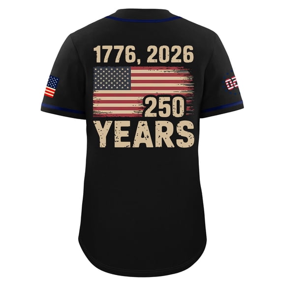 250th Anniversary USA Baseball Jerseys, 1776-2026 Striped Baseball ...