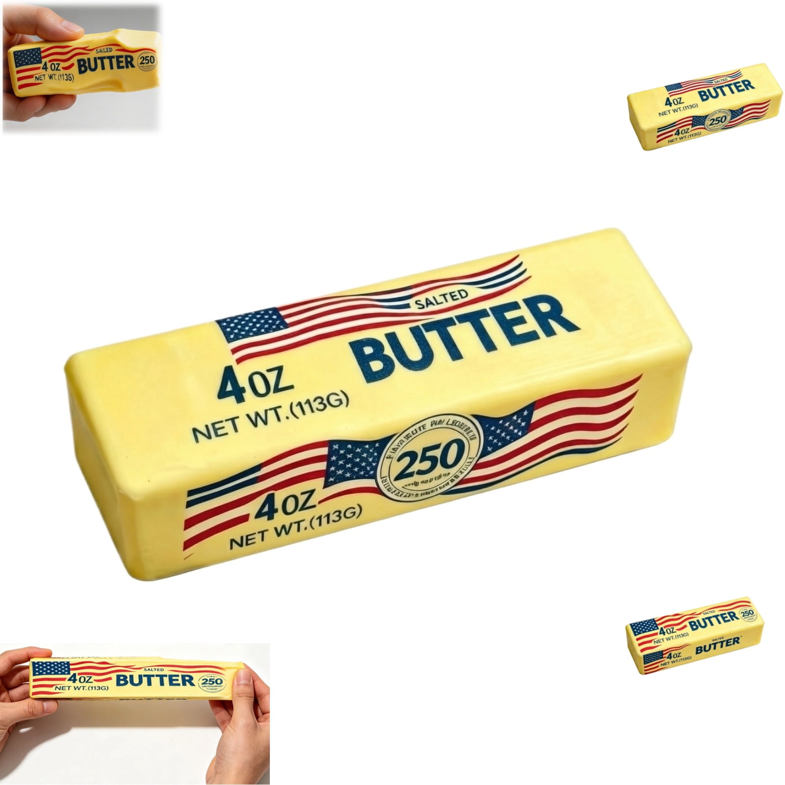 250th Anniversary USA Butter Stick Squishy Toys, 2026 New Soft Slow ...