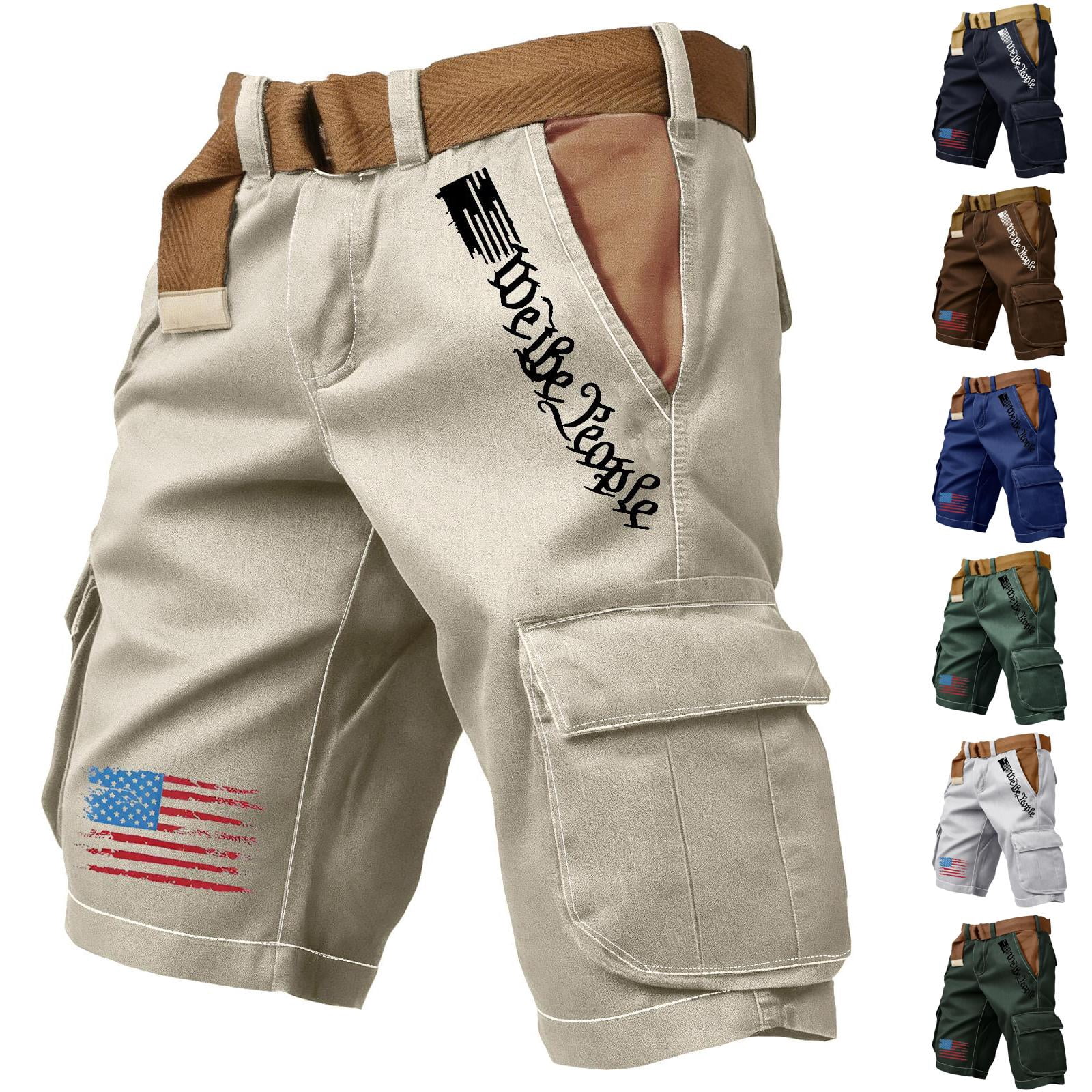 250th Anniversary USA Cargo Shorts Distressed 1776-2026 Design ...