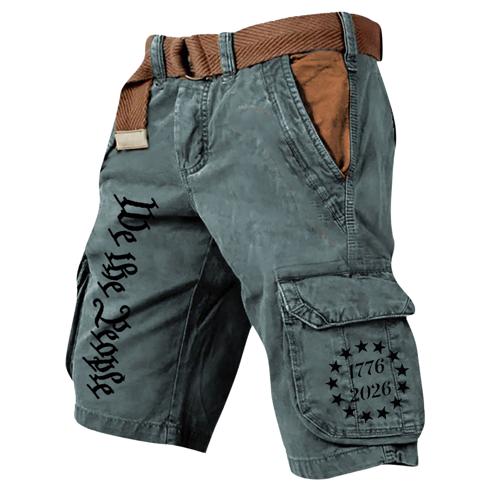 250th Anniversary USA Cargo Shorts Distressed 1776-2026 Design ...