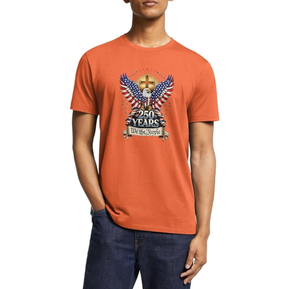 250th Anniversary USA Classic T Shirts for Men, Retro 1776-2026 Flag ...