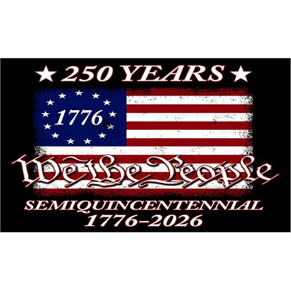 250th Anniversary USA Flag Sticker Bumper Car Decal Patriotic American ...