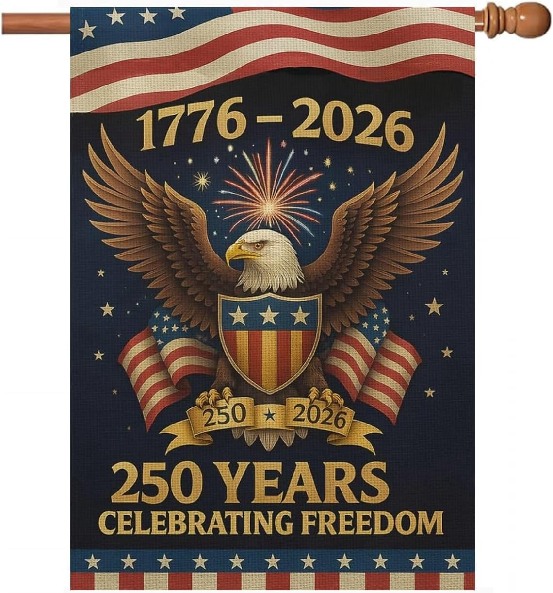 250th Anniversary USA Garden Flags for Outside,1776-2026 Commemorative ...