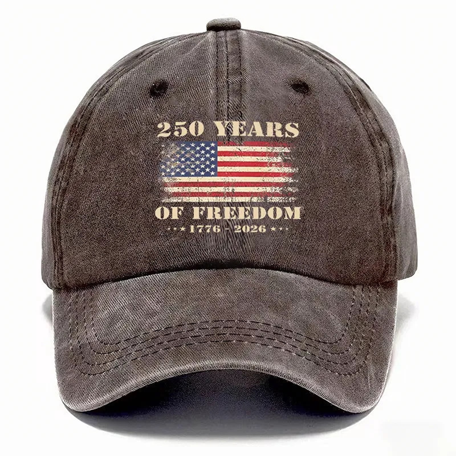 250th Anniversary USA Hat 1776-2026 American Flag Unisex Patriotic ...