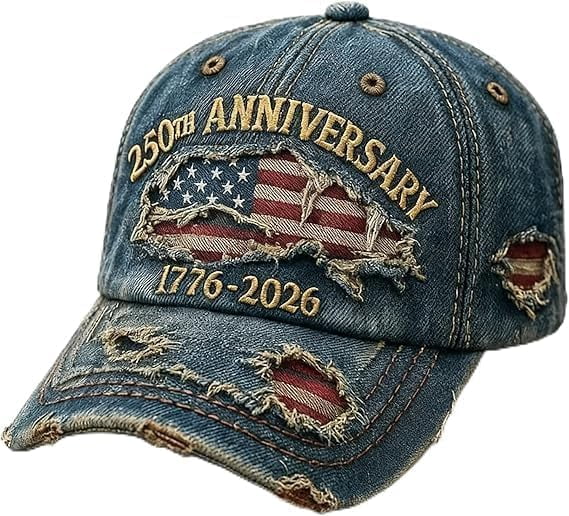 250th Anniversary USA Hat Eagle 250 Year American Anniversary Baseball ...