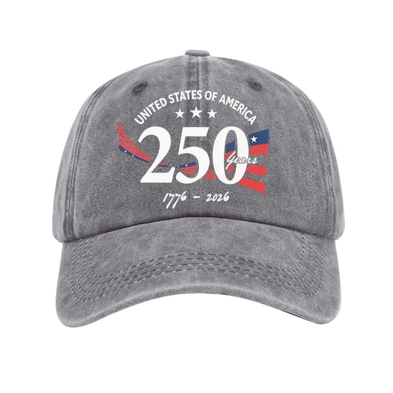 250th Anniversary USA Hat Unisex States Of America 1776-2026 Distressed ...
