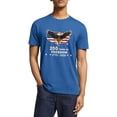 250th Anniversary USA Patriotic Aquamarine Blue Graphic T Shirts for ...