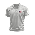 250th Anniversary USA Polo Shirt for Men Patriotic 4th of July American ...