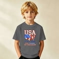 250th Anniversary USA Shirt Boys Short Sleeve Crewneck Independence Day ...