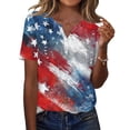 250th Anniversary USA Shirt Short Sleeve Shirts for Women Womens Tops T ...