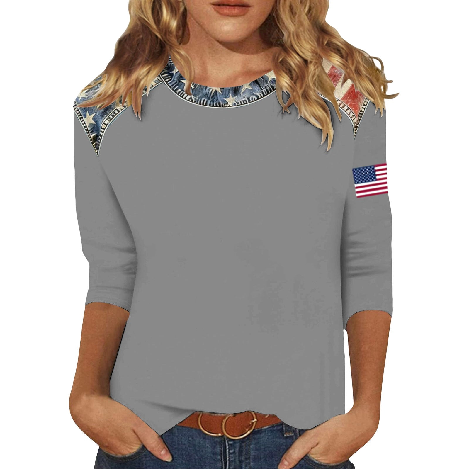 250th Anniversary USA Shirt Women Graphic T Shirt Patriotic Sleeve ...