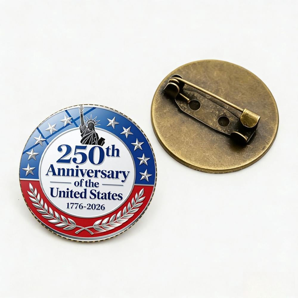 250th Anniversary of the United States Commemorative Pin 1776-2026 ...