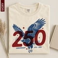250th Anniversary United States Shirt, Patriotic Eagle T-Shirt, America ...