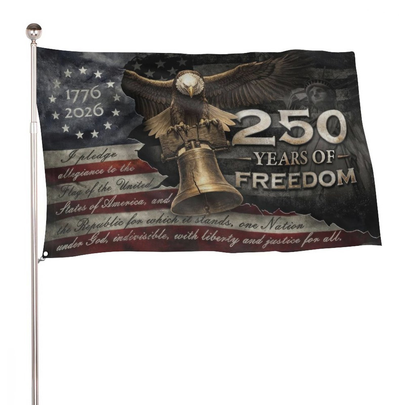 250th Anniversary Usa Flag 3x5 Ft Double Sided Commemorative House ...