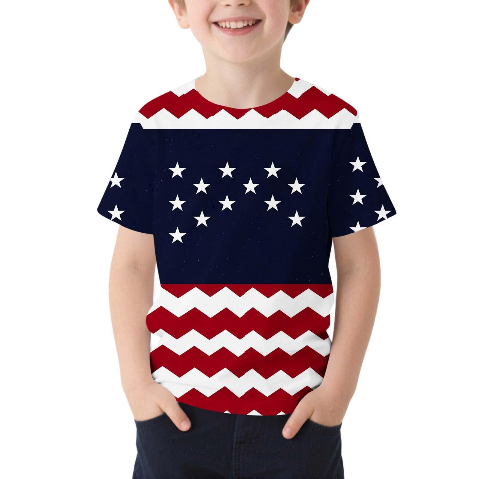 250th Anniversary Usa Shirt Boys Girls Crewneck Pullover Casual Short ...