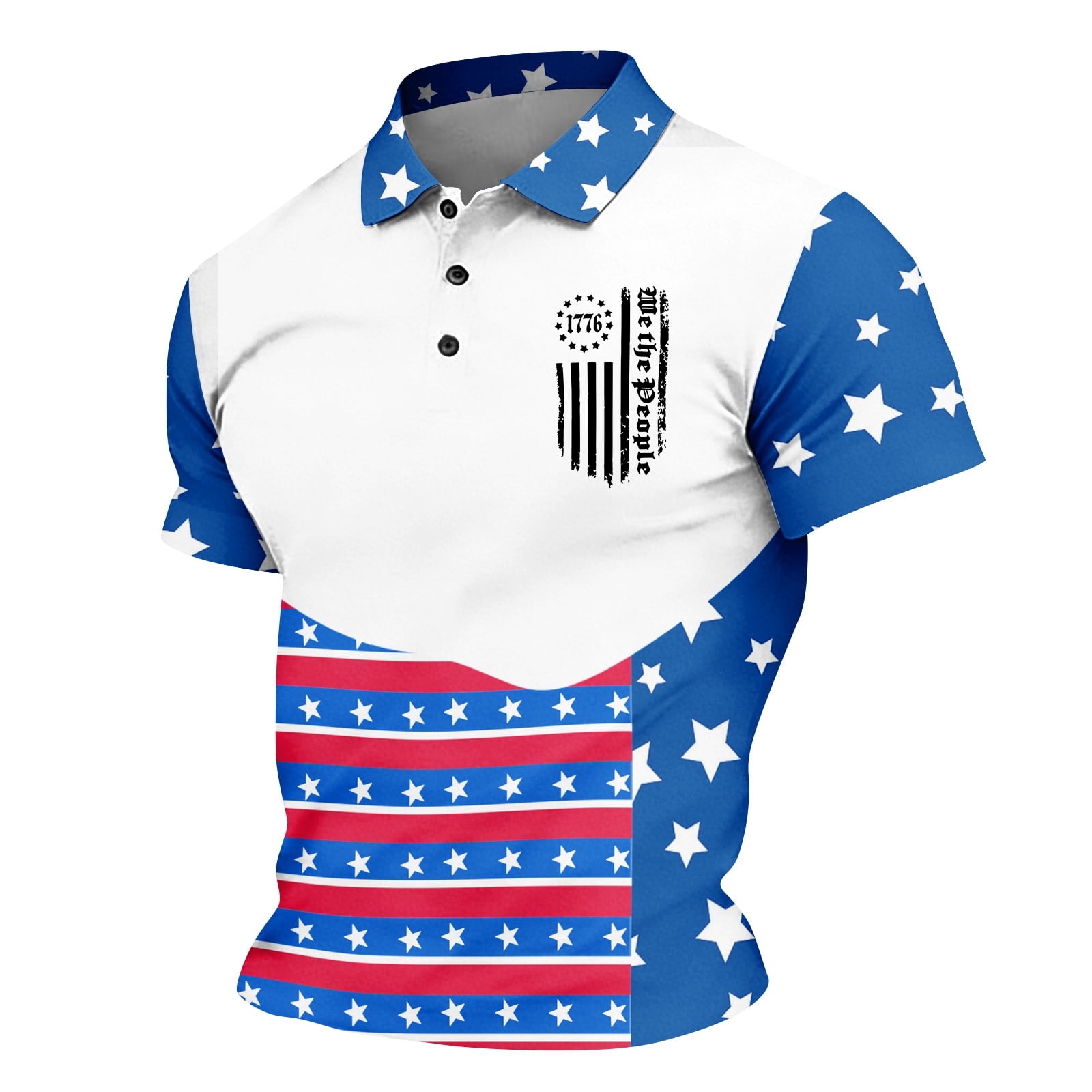 250th Anniversary Usa Shirt Men's 250th Anniversary National Flag Print ...