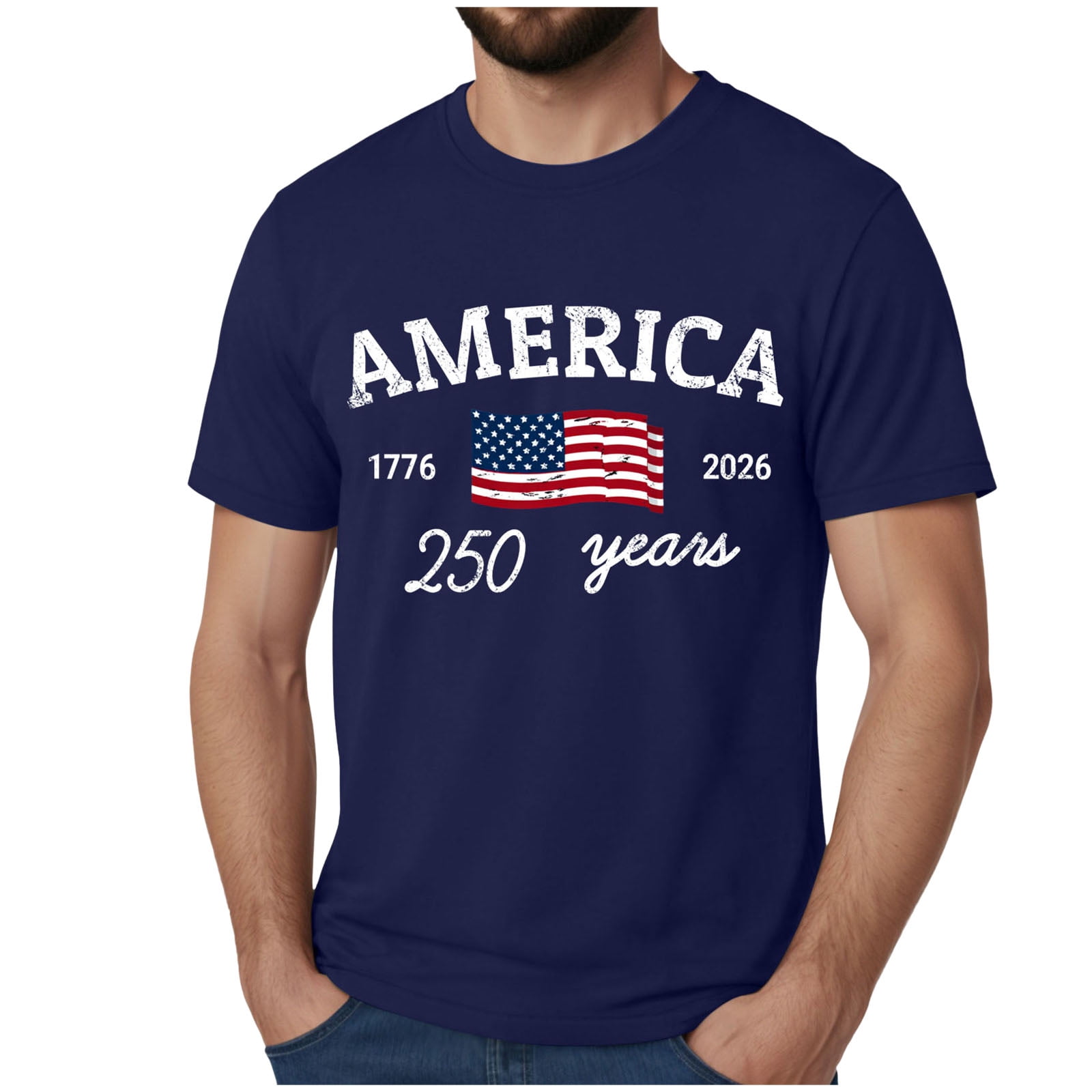 250th Anniversary Usa Shirt USA Shirts for Men American Flag Short ...