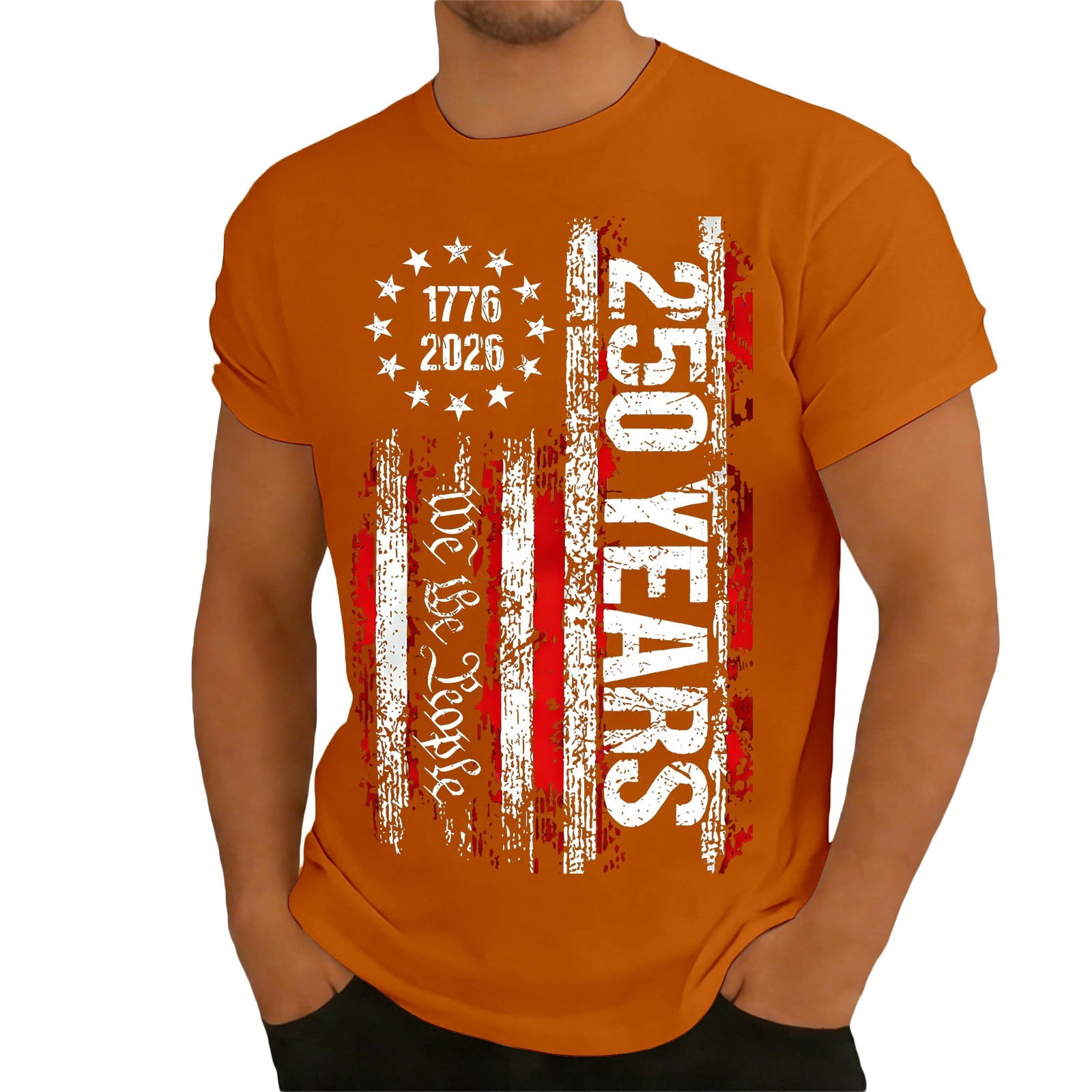 250th Anniversary Usa Shirt for Men Workout Shirts Summer Gym Fitness ...