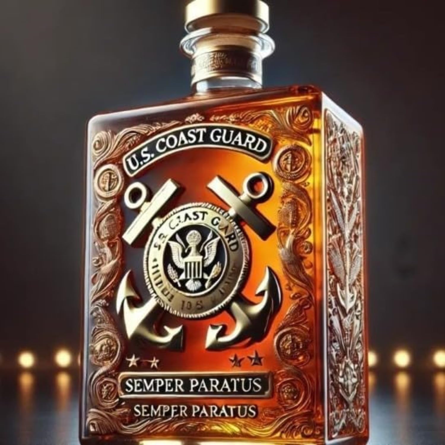 250th Anniversary Veteran U.S. Military Tribute Whisky Decanter ...