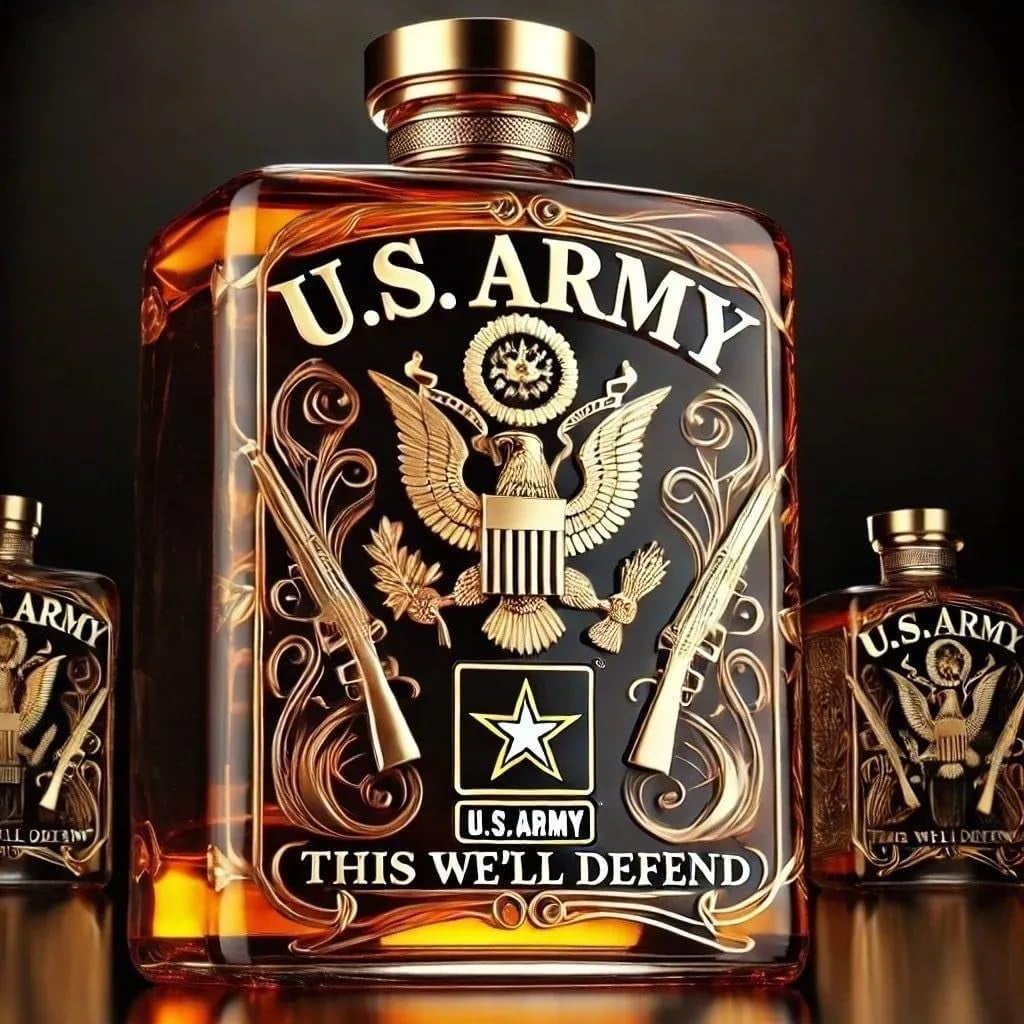250th Anniversary Veteran U.S. Military Tribute Whisky Decanter ...