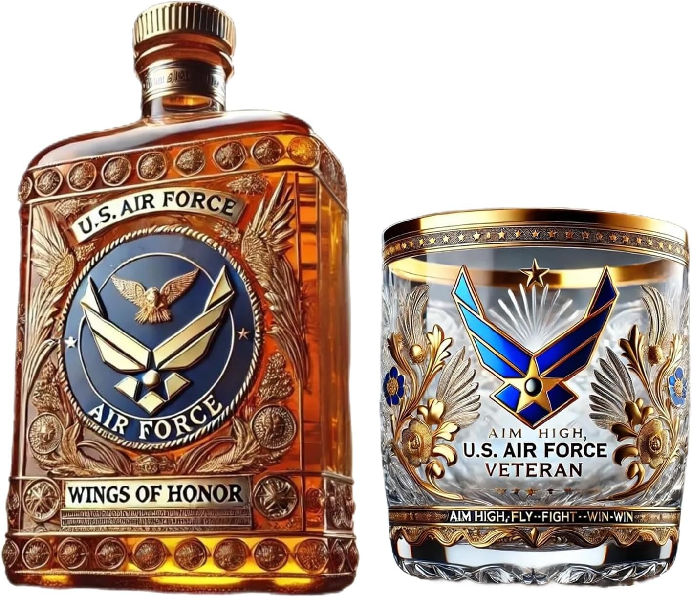 250th Anniversary Veteran U.S. Military Tribute Whisky Decanter ...