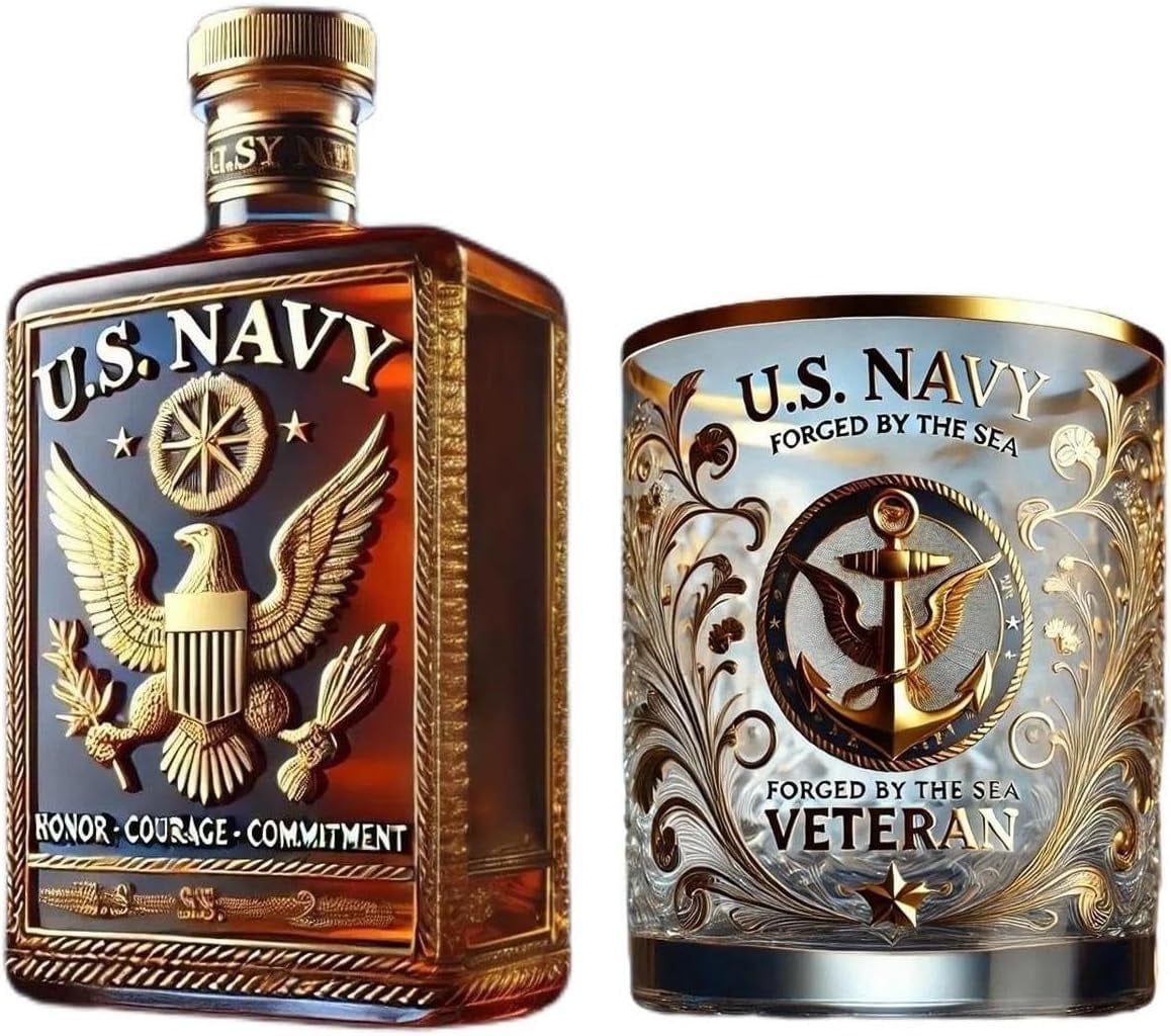 250th Anniversary Veteran U.S. Military Tribute Whisky Decanter ...