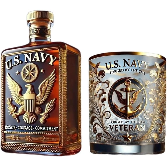 250th Anniversary Veteran U.S. Military Tribute Whisky Decanter ...