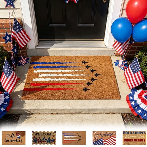 250th Independence Anniversary Coir Style Doormat, Wear Resistant ...