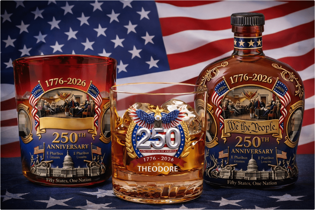 250th Marine Anniversary Whisk Bottle With Decanter, Anniversary Whisk ...