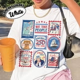 250th Usa Anniversary Stamps Shirt Comfort Colors, America 1776-2026 ...