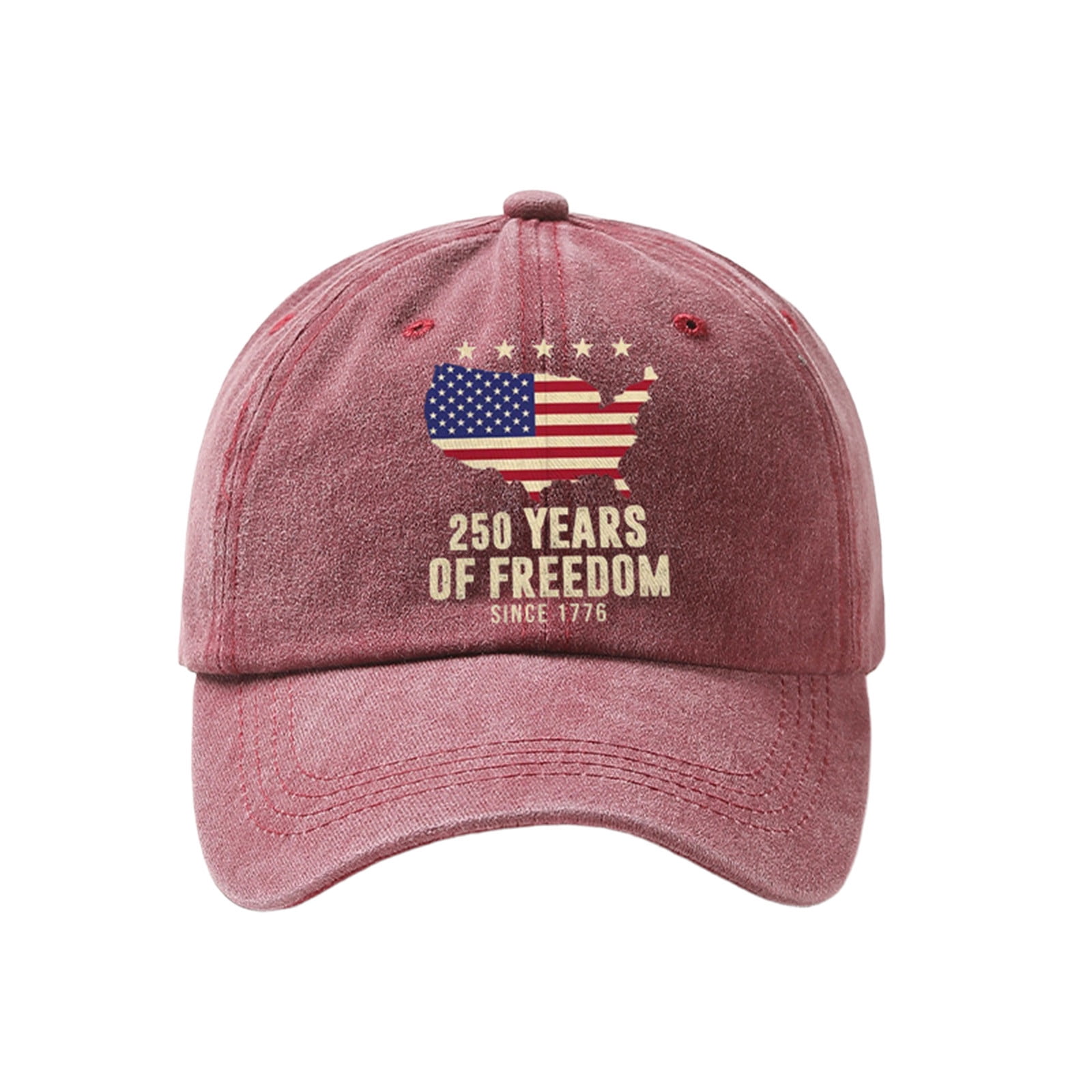 250th Year Of Freedom Anniversary Cap,22x23.6" Adjustable Baseball Cap ...