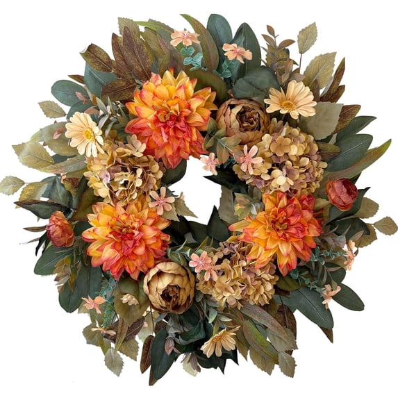 250th Year Patriotic Wreath Decorations, 24 Inch Rose 4th of July ...