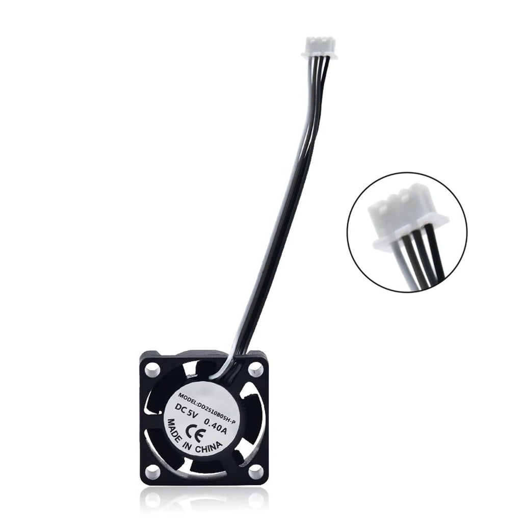 2510 25mm Fan 5V/0.4A for Effective Cooling Solution For X1/P1P 3D ...