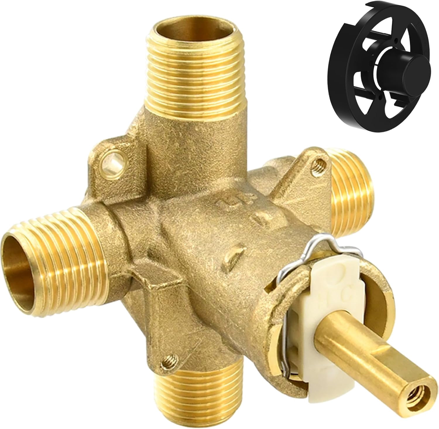 2510 Shower Valve Replacement or Posi Temp Valve, 4-Port 1/2 Inch ...