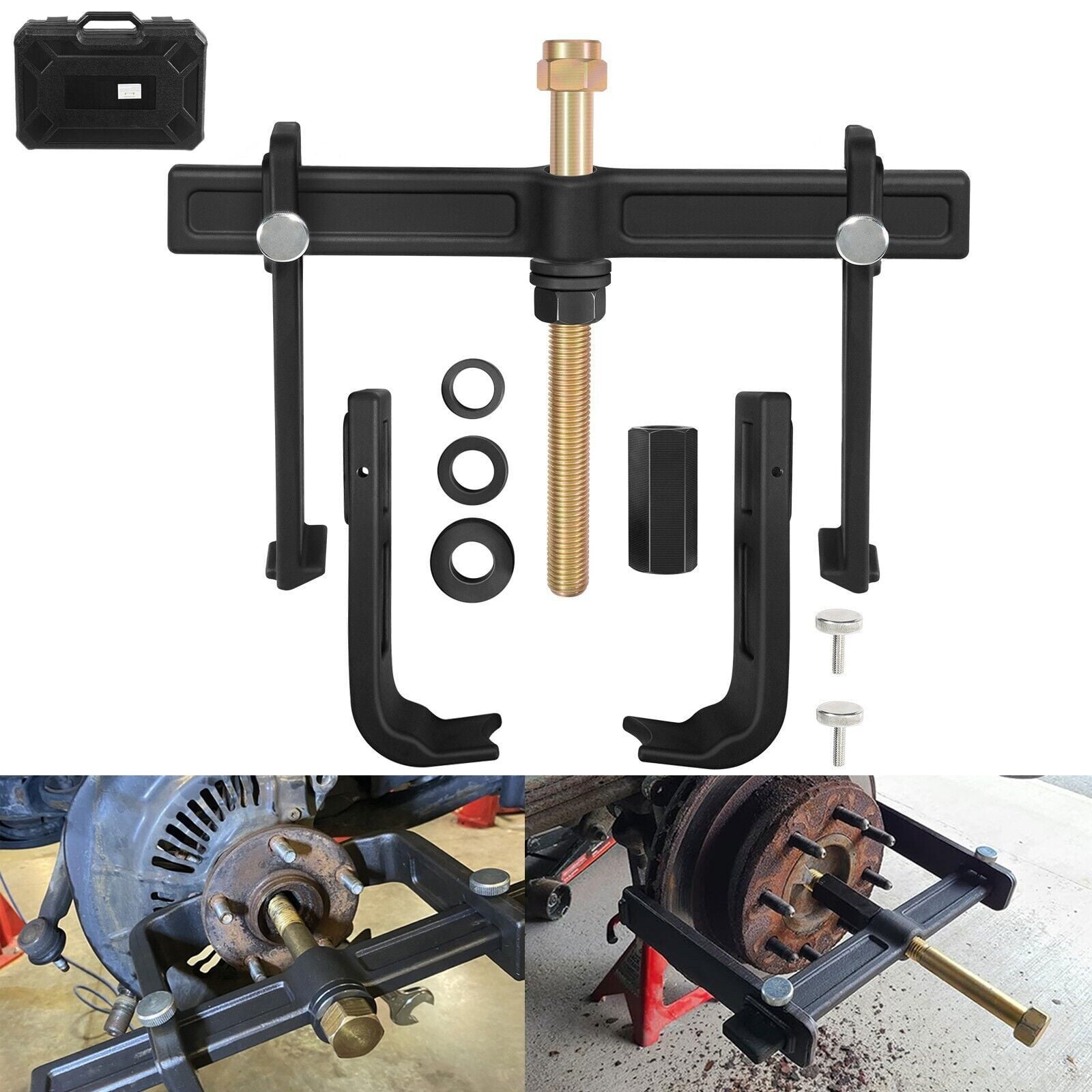 25106 Brake Drum and Rotor Puller Wheel Hub Removal Tool for Most Hub ...