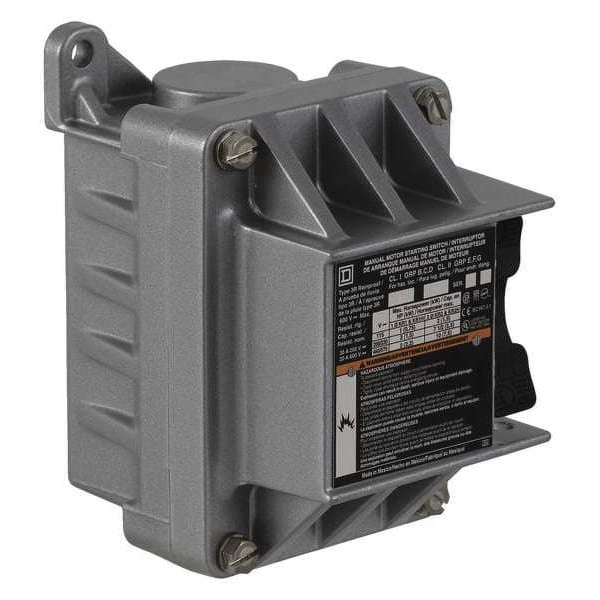 2510KR1 Square D Co Class 2510 Motor Starter 2 pole 1 phase 600V 20A ...