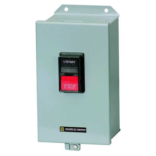 2510MCA3 Square D Co Class 2510 Motor Starter 3 pole 3 phase 600V 9A ...