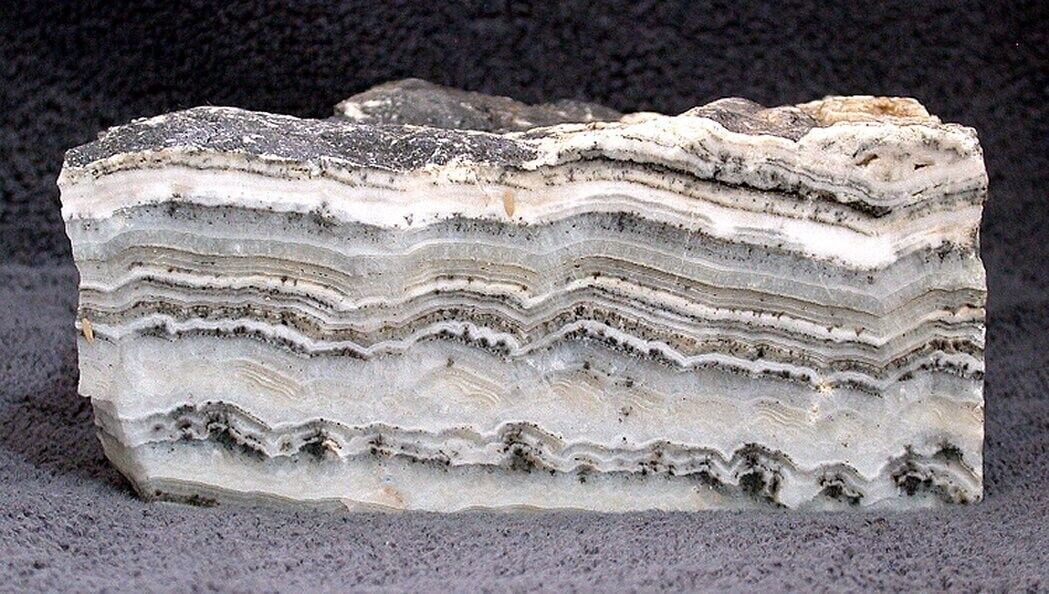 2514 Gram 5 Pound 8.7 Ounce Banded Black White Onyx Cabochon Cab Rough ...