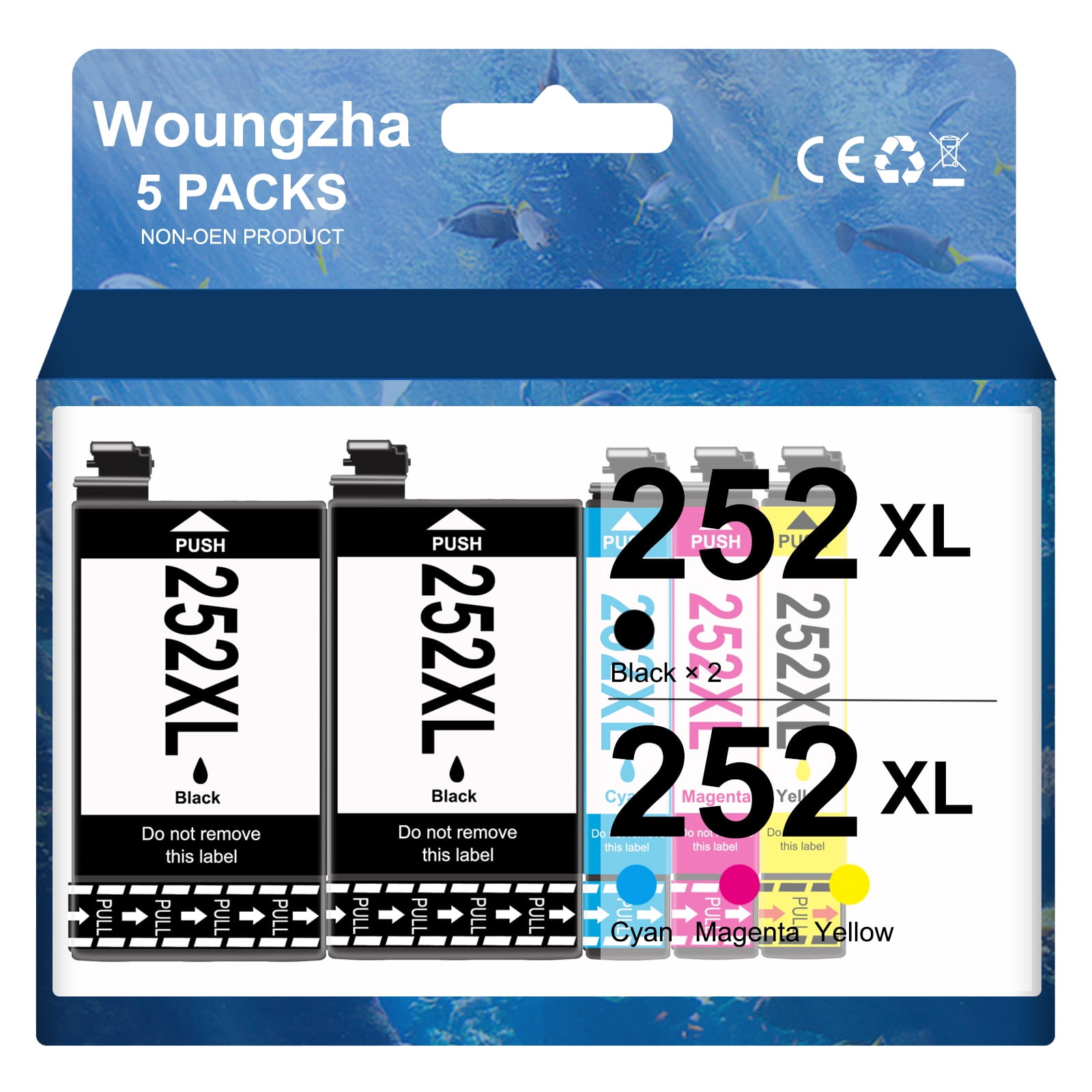 252 252XL Ink Cartridge for Epson 252XL 252 XL T252 T252XL120 for ...