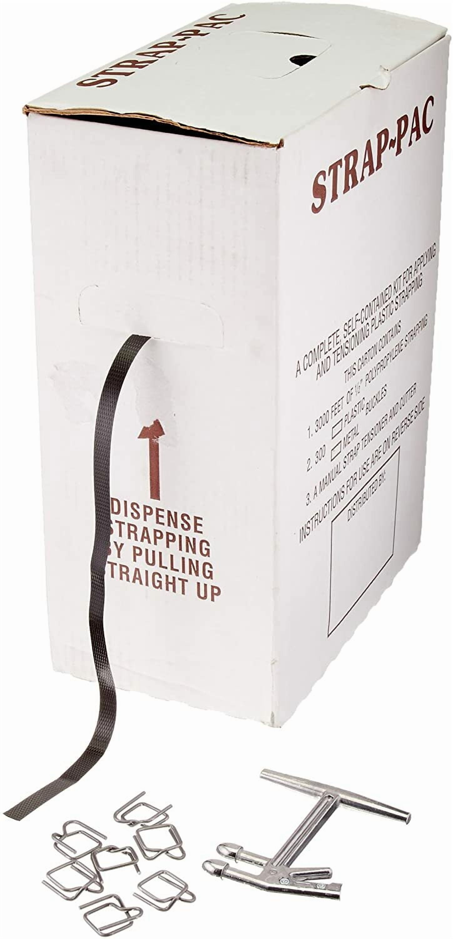 252 Piece Polypropylene Portable Strapping Kit, 3000' Length x 1/2 ...