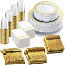 Gold Paper Plates