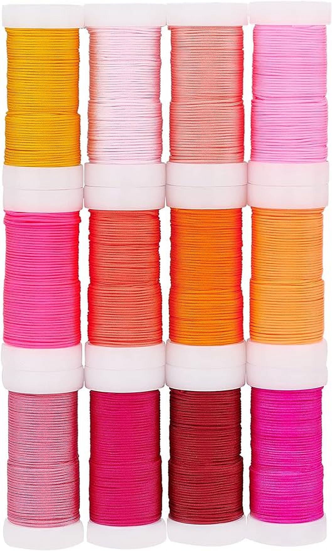 252 Yards Nylon Beading String 0.8mm Bracelet String Chinese Knotting ...