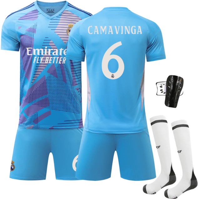 2526 Mens/Kids New Blue Soccer Activewear Football Clothing Set No.6 ...