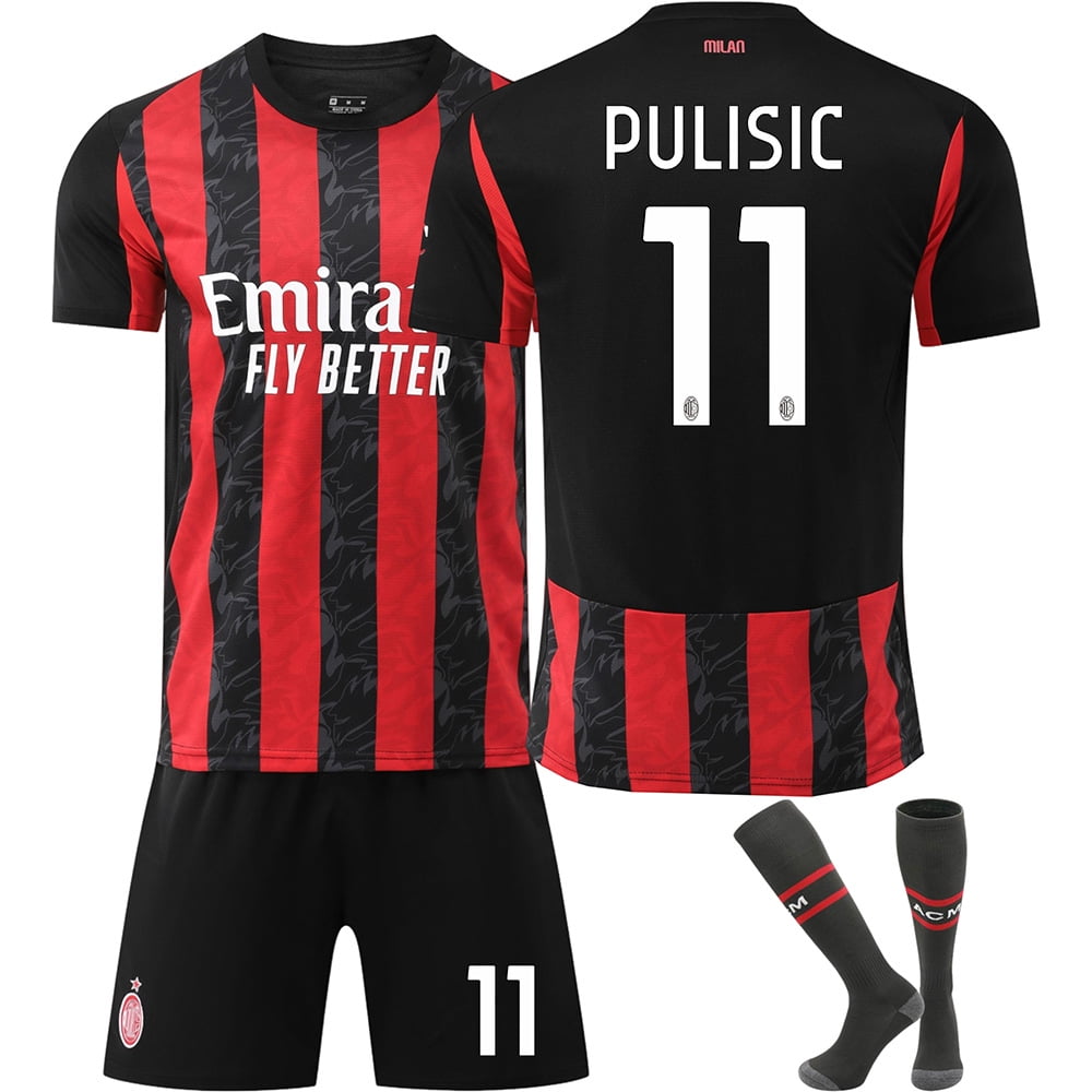 2526A-C M-ilan football uniform No. 9 G-iroud 10 L-eo 11 P-ulisic 19 T ...