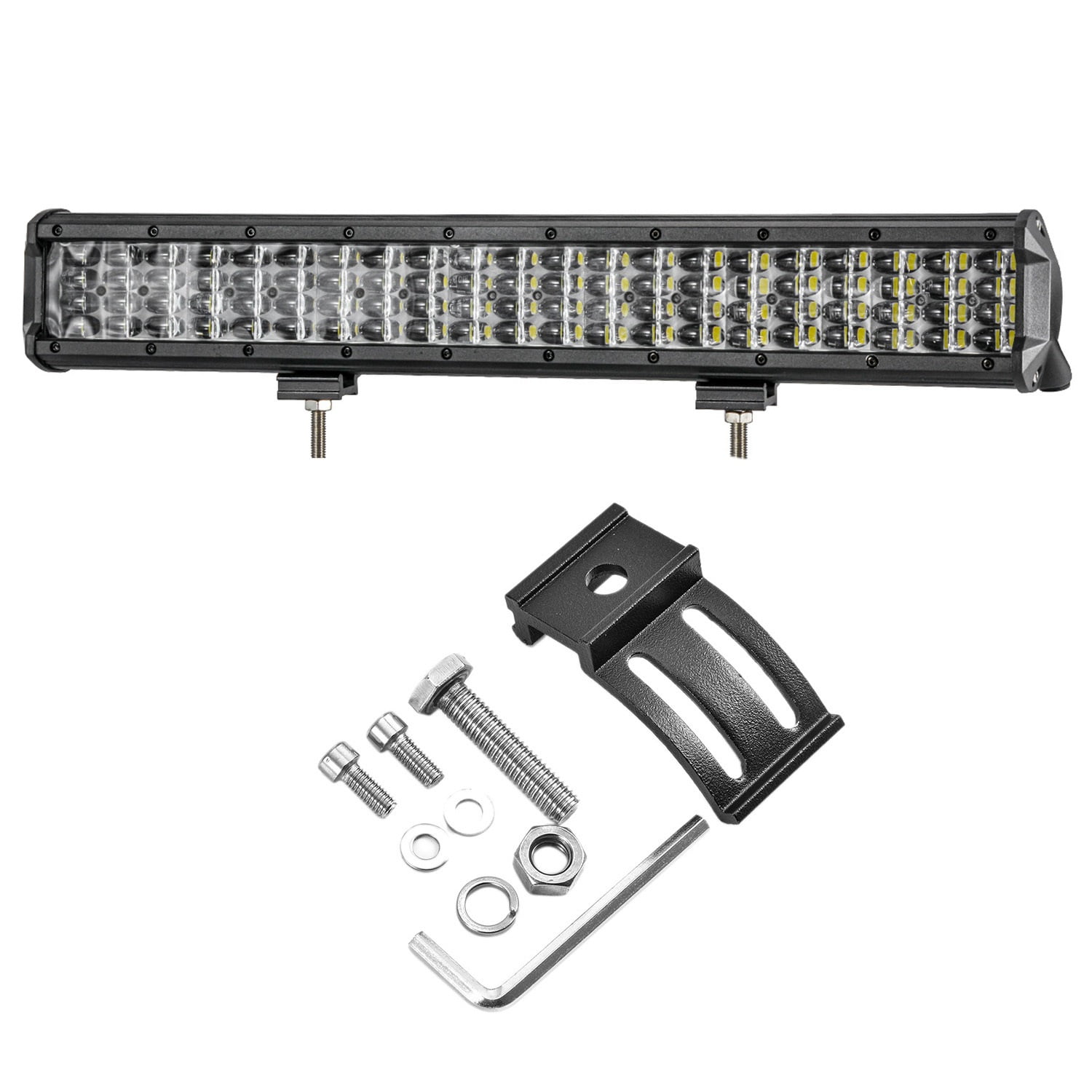 252W Car LED Work Light RGB Atmosphere Lamp LED Flood Light Bar Driving ...
