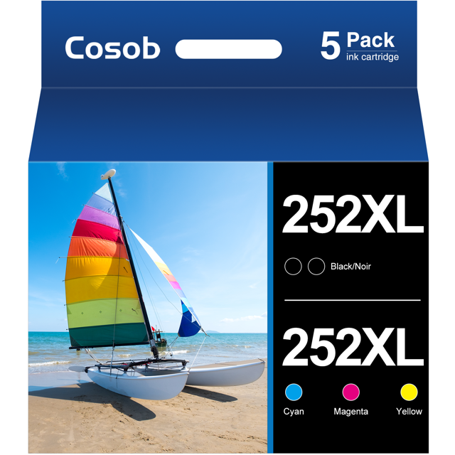 252XL Ink Cartridges for Epson 252 XL 252XL T252XL Ink Cartridge Combo ...