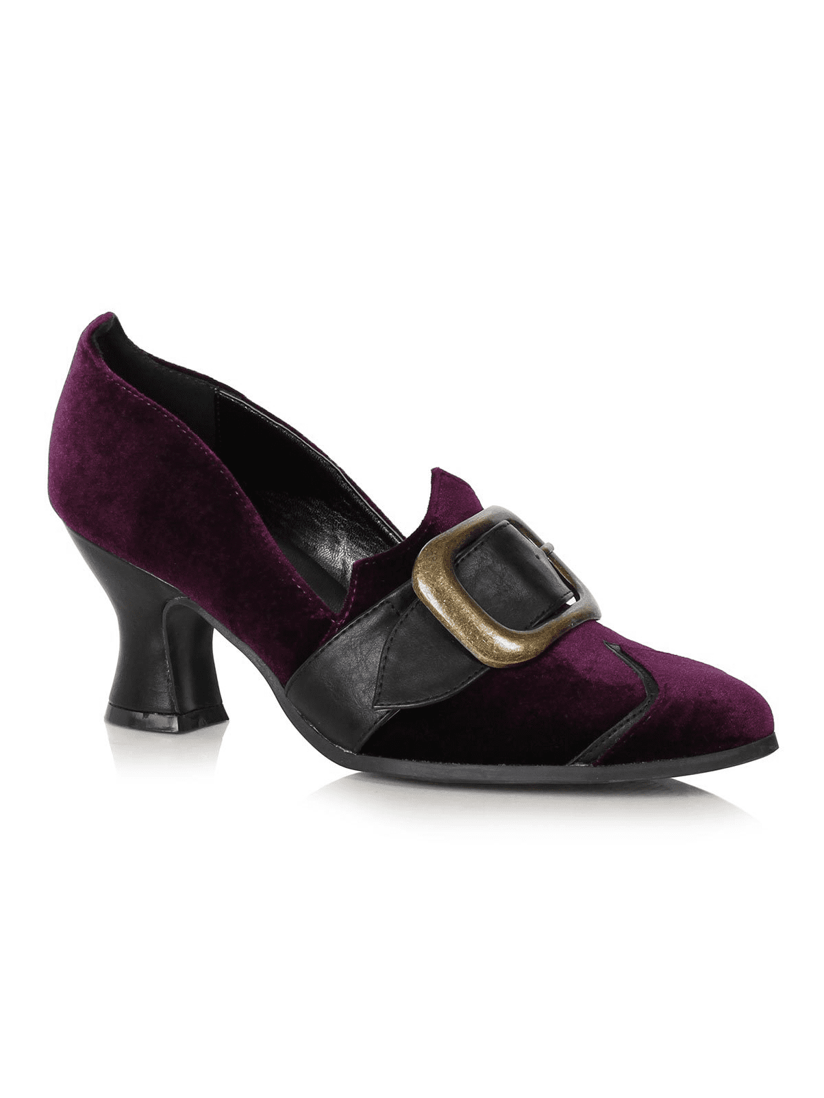 253-SOLSTICE, 2.5" Heel Adult Witch Shoes with Buckle - Walmart.com