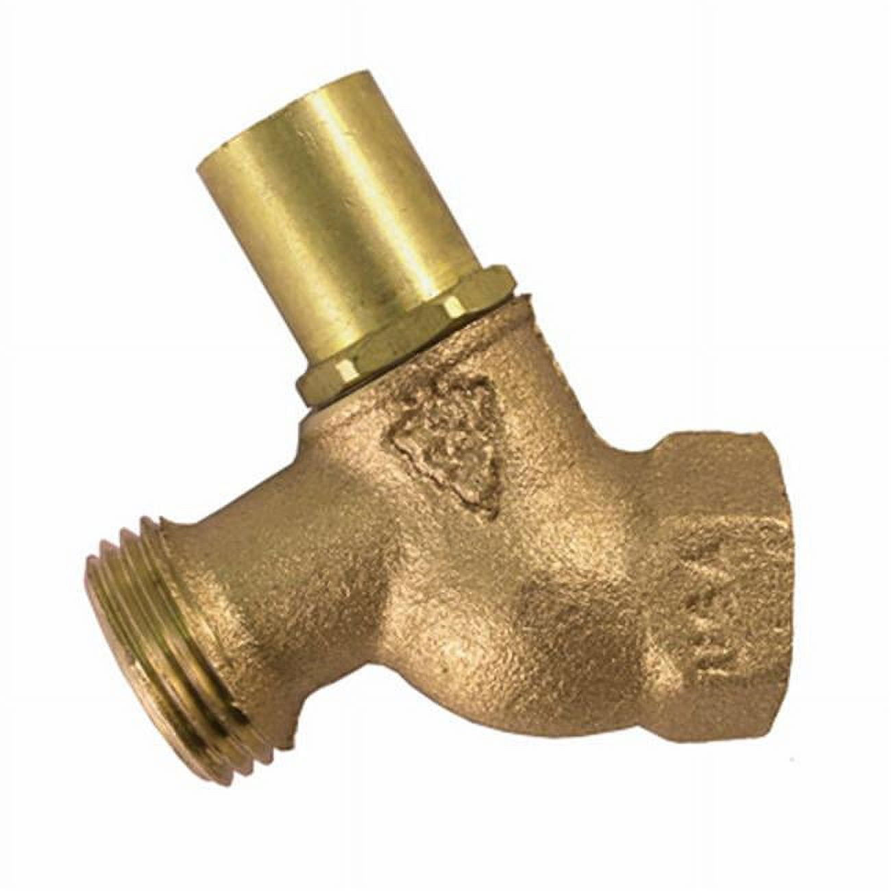 253LKLF 0.5 in. Female Pipe Thread, Red Brass, Loose Key Hose Bibb ...